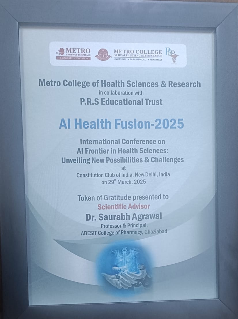 Metro College Conference - ABESIT College of Pharmacy